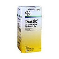 Diastix Reagent Strips for Urinalysis to test urine Glucose -100 Strips ...