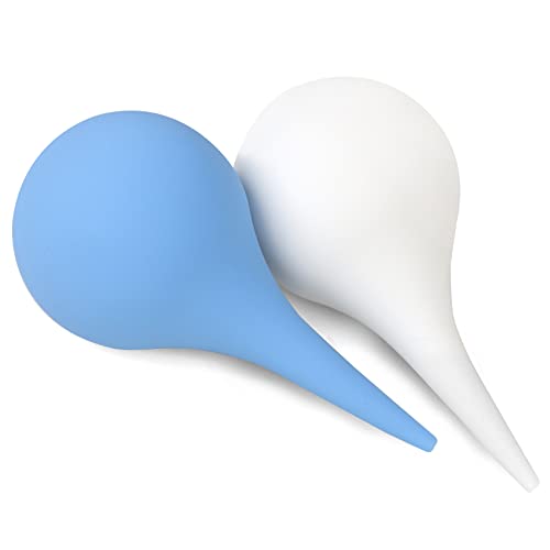 2 Pack Ear Syringe 3oz / 90ml Hand Bulb Syringe Ear Washing Squeeze ...