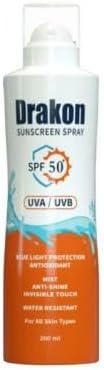 سعر Drakon Sunscreen SPF50+ Spray for All Skin Types 200 ml فى مصر ...