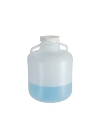 Nalgene LDPE Wide Mouth Carboy with Handles, 10 Liters Capacity (Case ...