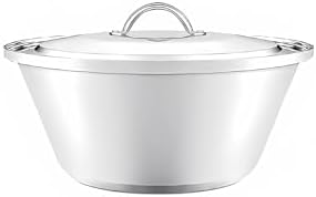 Eldahan Mega Conical Pot with Lid, 38 cm Size, Silver price in Egypt ...