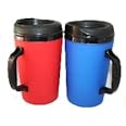 Amazon.com: ThermoServ 2 Foam Insulated Coffee Mugs 34 oz (1) Blue & (1) Black : Home & Kitchen