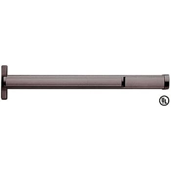 CRL D Bronze 36" Jackson 1285 Push Pad Concealed Vertical Rod Left Hand ...