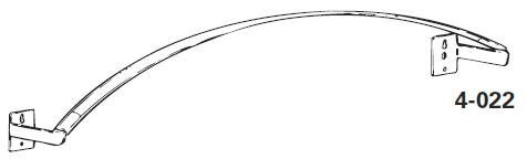 Amazon.com: Graber Crystal Clear Flexible Arch Curtain Rod, 28 to 40 ...