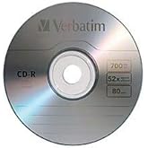 Amazon.com: Verbatim CD-R Blank Discs 700MB 80 Minutes 52X Recordable ...
