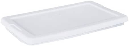 Amazon.com: 6-Pack: Sterilite White 6 Qt Storage Box Replacement Lid ...