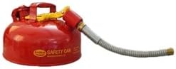 Eagle 1 Gallon Type II Gas Can for Flammables with 12" x 5/8" Flexible ...