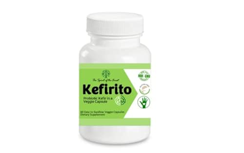 Kefirito 60 Kefir Caps Nutrient-Rich Probiotic Gluten-Free - 30-Day ...