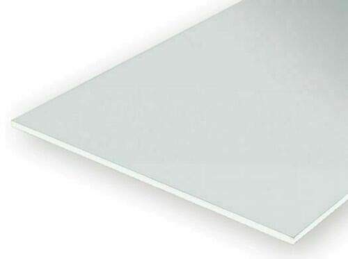Plastics 2000 Styrene Sheet - .020 Thick, White, 12" x 12" Shear Cut ...
