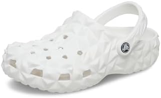 Crocs Classic Geometric Clog for Unisex Adult, 209563-100, EU 39-40 ...