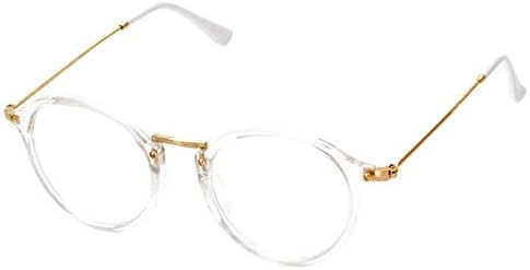 Round Circle Eye Glasses Large Oversized Metal Frame Clear Lens price ...