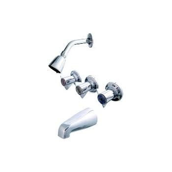Amazon.com: Briggs Plumbing Products Sayco 3 Handle Tub and Shower ...