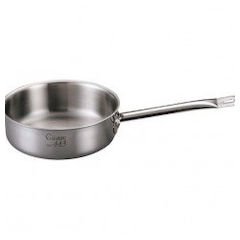 EBM Gastro 443 Shallow Single Handle Pot (without lid) 10.2 inches (26 cm) with Opposite Handle ...