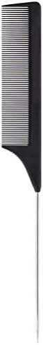 1 Pack Professional Stainless Steel Rat Tail Comb for Parting Hair ...