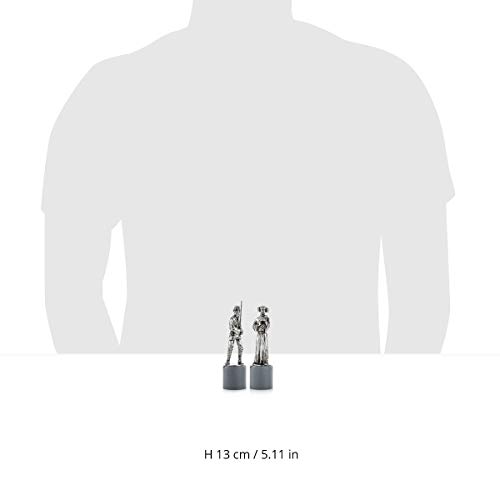 Luke and Leia – King and Queen Star Wars Chess Pieces by Royal Selangor ...