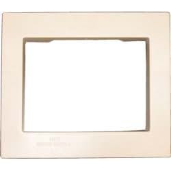 Single Lever White Washing Machine Box Trim Plate - Faucet Trim Kits ...