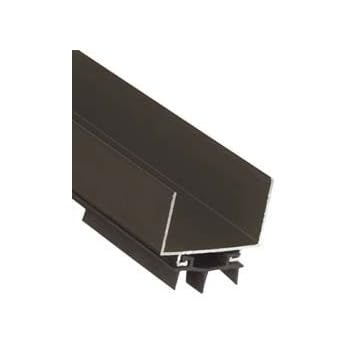 Dark Bronze Finish Wrap-Around Door Bottom Shoe with Vinyl Seal - 36 ...