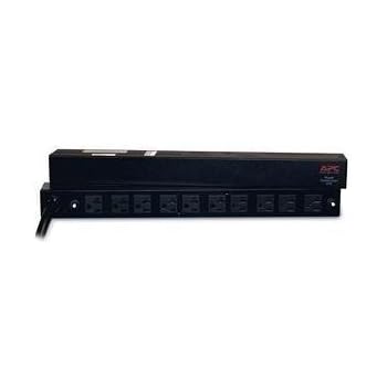 Amazon.com: APC Rack Mount PDU, Basic 100V-120V/30A, (10) Outlets, 1U Horizontal Rackmount ...