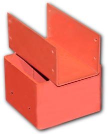 Ellis Manufacturing - Beam Holder 6x6 (Attaches 6x6 lumber post to 4x4 ...