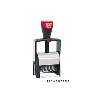 Amazon.com : Cosco 2000 Plus Self-Inking Numbering Stamp, 10-Number ...