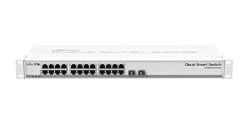 Mikrotik CSS326-24G-2S+RM 24 port Gigabit Ethernet switch with two SFP+ ...