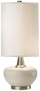 Thumprints Blanco Satin White Table Lamp - - Amazon.com