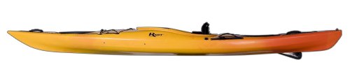Riot Kayaks Edge 13 LV Flatwater Day Touring Kayak (Yellow/Orange, 13 ...