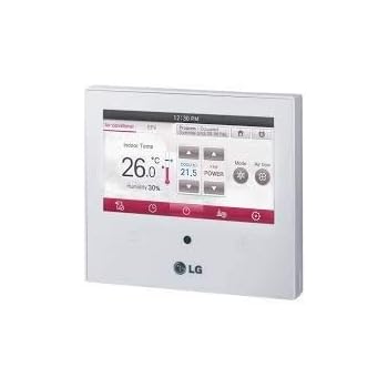 LG PREMTB10U Thermostat, Multi-V Wired 7-Day Programmable - White ...