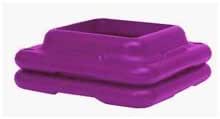 Amazon.com : The Fitness Step Block 2- pack (Violet) : Step Platforms ...