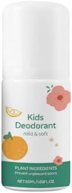 Natural Deodorant for Kids & Teens, Aluminum Free, Alcohol-Free ...