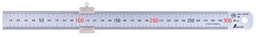 Shinwa 76752 300mm Metric Steel Rule with Ruler Stop in Oman | Whizz