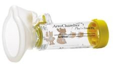 Aerochamber Plus spacer device, Child, Meduim, Yellow,with face mask ...