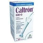 Caltrón 600 D Calcio Vitamina D 60 tabletas Salud Natural : Amazon.com ...