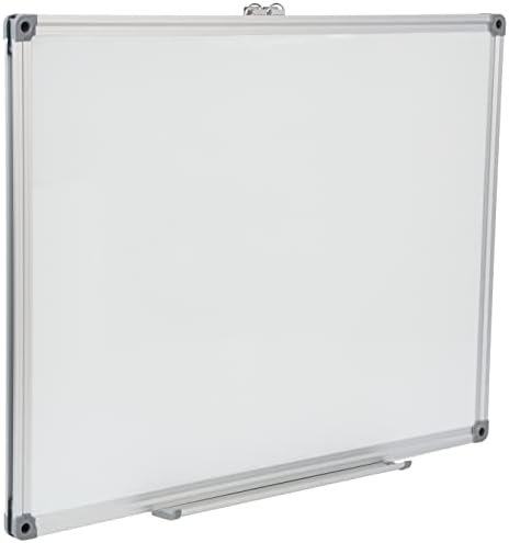 Maxi single sided magnetic whiteboard / dry erase board 45x60 cms with ...