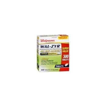 Amazon.com: Walgreens Wal-Zyr All Day Allergy Tablets - 300 Count ...