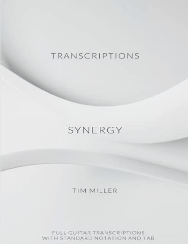 Amazon.com: Tim Miller Synergy Transcriptions: 9781733209724: Miller ...