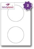6 Per Page/Sheet, 5 Sheets (30 ROUND Sticky Labels), Label Planet ...
