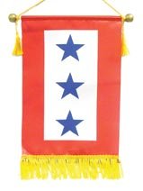 Amazon.com : Military Service Flag - Three Blue Stars : Outdoor Flags ...