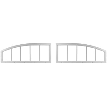 Amazon.com : Arched Shed Transom Windows for Shed Doors 29" Set of 2 ...