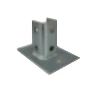 L.H. Dottie SPB890 Single Channel Post Base Cold Formed Steel Electro ...