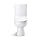 Modern White Close Coupled Toilet with Cistern Soft Close Seat Bathroom ...