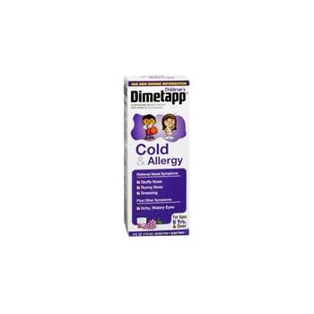 Amazon.com: Dimetapp Dimetapp Childrens Cold Allergy Elixir Liquid ...
