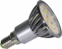 R50 5W 24 SMD DIMMABLE LED reflector spotlight warm white light bulb ...