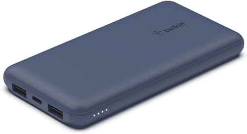 Belkin Portable Power Bank Charger, Blue, 10000 Mah, Bpb011 price in ...