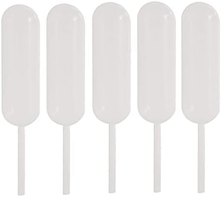 YARNOW 50pcs Clear Plastic Jam Straw Disposable Pasteur Pipette Juice ...