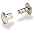 Amazon.com: Tandy Leather Screw Post 3/8" (10 mm) Nickel Plated 10/pk ...