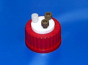 Corning 1395-45DC GL45 3-Hole Delivery PBT Screw Cap, High Temperature ...