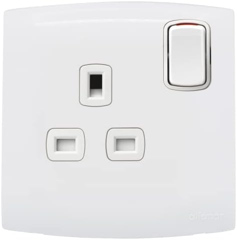 alfanar ALF NEW 13A 250V DP SWITCH & SOCKET 7X7 price in Saudi Arabia ...