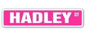 Amazon.com: HADLEY Street Sticker Sign name childrens room door gift ...