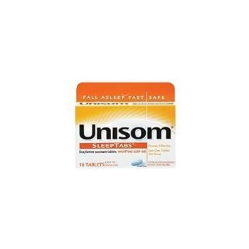 Amazon.com: UNISOM Sleeptabs Nighttime Sleep-aid, 25 Mg, 16 Count ...
